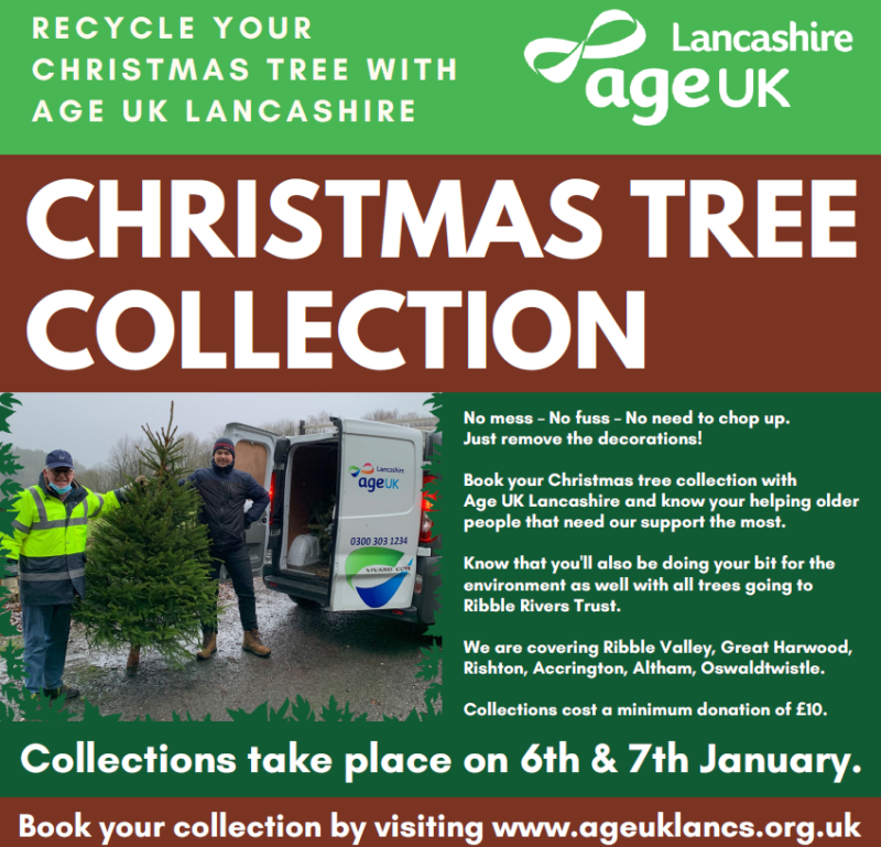 Age UK Lancashire Launches Christmas Tree Collection to Help Local Environment | Member News ...